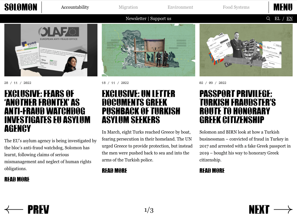 Solomon Website - Loonatiks Design Crew